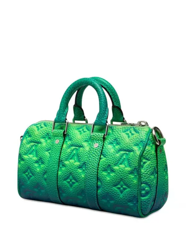 LOUIS VUITTON 2021-2026 Monogram Taurillon Illusion Keepall Xs Satchel