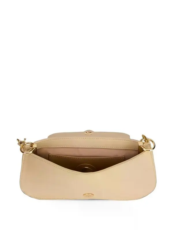 Moschino Logo-plaque Shoulder Bag - Neutrals