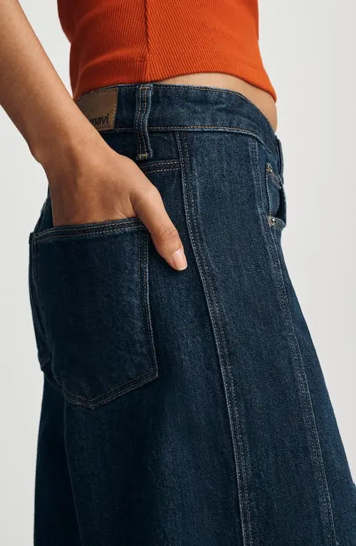 MAVI Siena Forward High Waist Side Seam Wide Leg Jeans