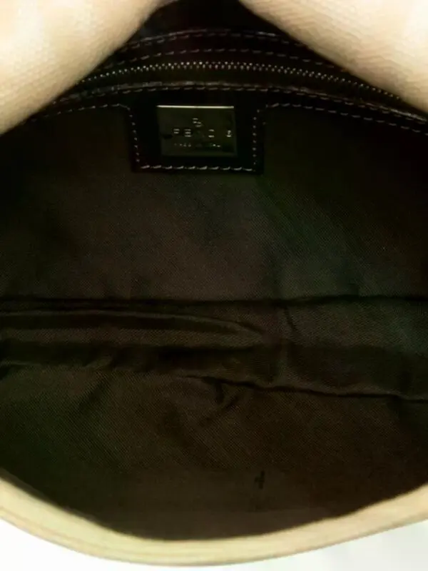 Fendi 20th Century Zucca Canvas Baguette Shoulder Bag