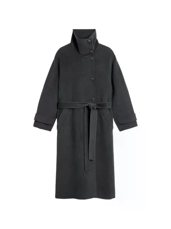 Soeur James Belted High-neck Coat