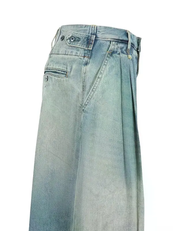 R13 Triple Pleat Jeans