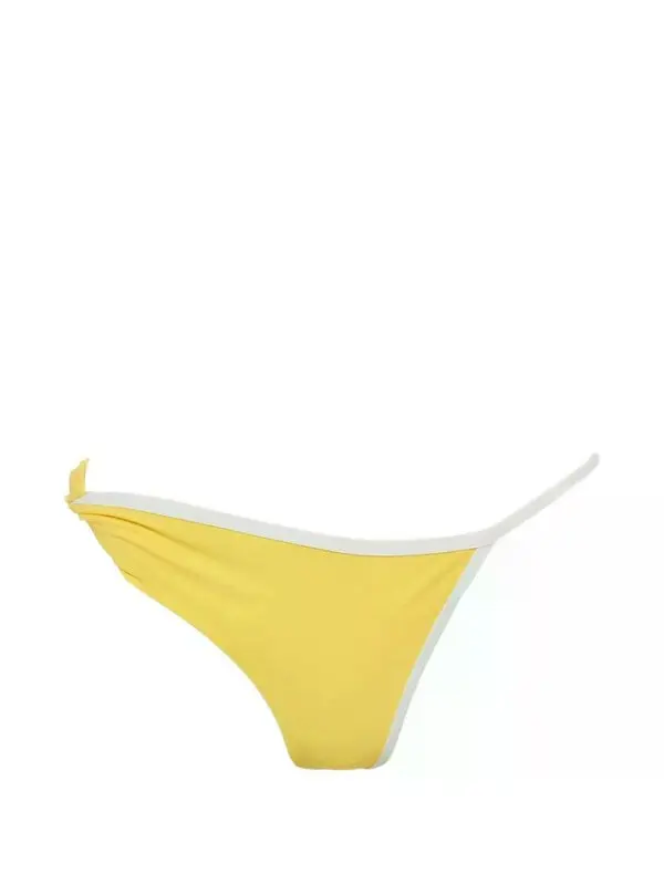 Christopher Esber Onda Twisted Bikini Bottoms - Yellow