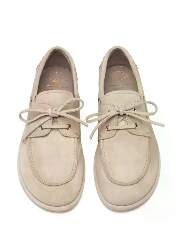Officine Creative Love 101 Lace-up Suede Loafers