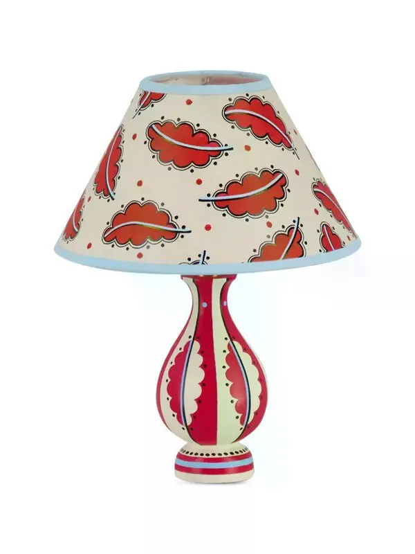 CRESSIDA BELL Oak Leaf Vase-shaped Lamp - Red