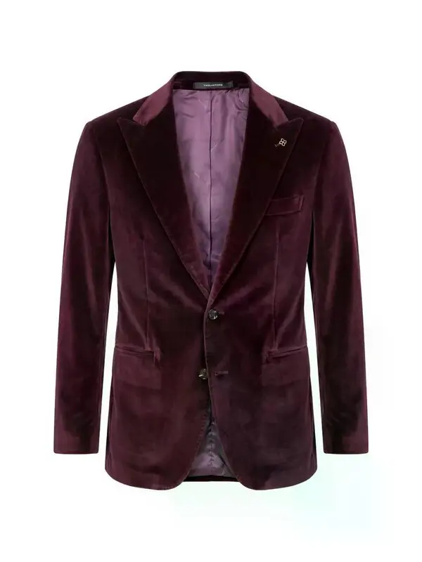 Tagliatore Velvet Peak-lapel Blazer