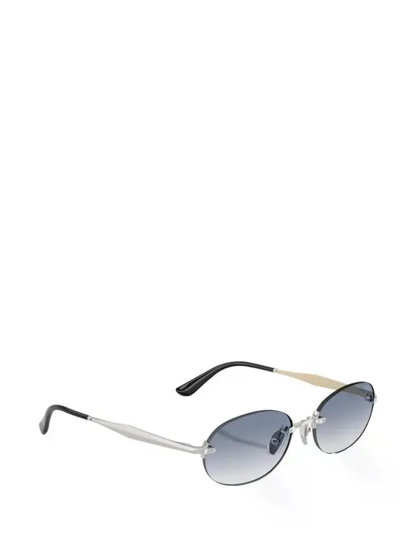 VOGUE EYEWEAR Vo4342s Rimless Oval-frame Sunglasses - Silver