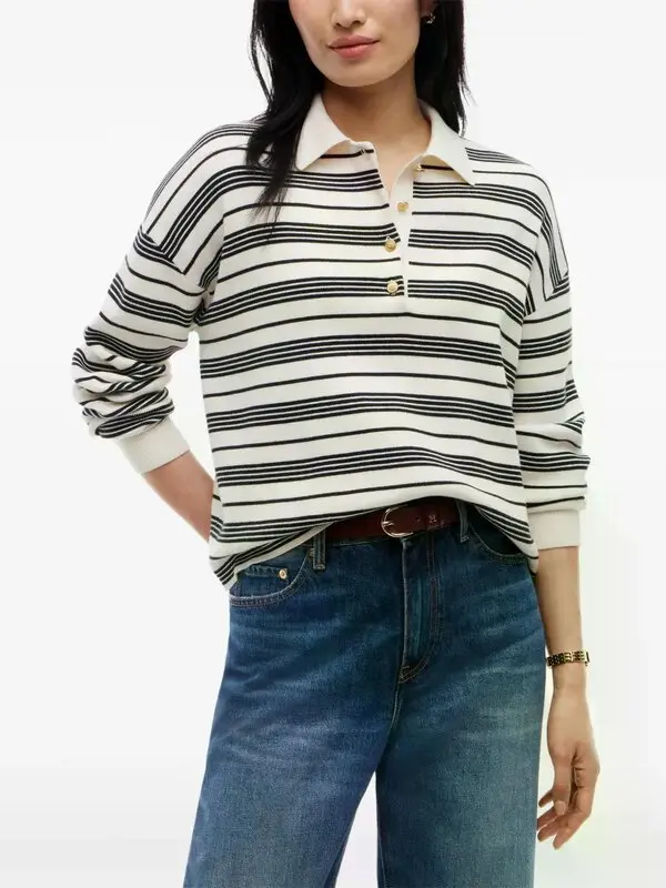 Tommy Hilfiger Striped Knitted Polo Shirt