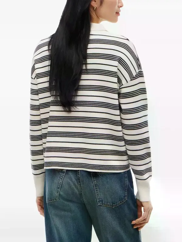 Tommy Hilfiger Striped Knitted Polo Shirt