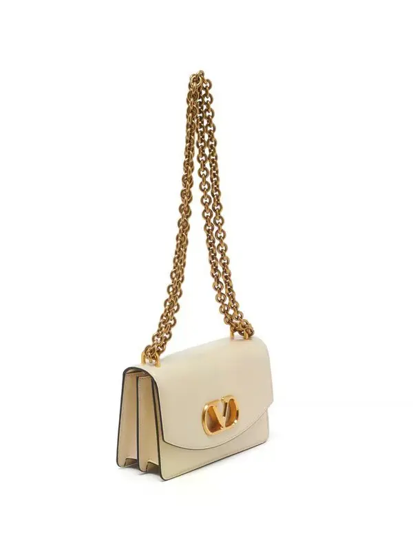 Valentino Garavani Vain Vlogo Shoulder Bag - Neutrals