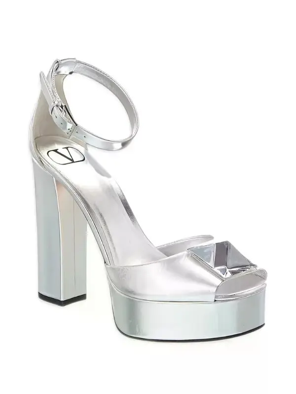 Valentino Garavani One Stud Leather Sandals