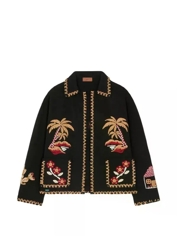 Alanui Remember Me Hand-embroidered Oversized Jacket