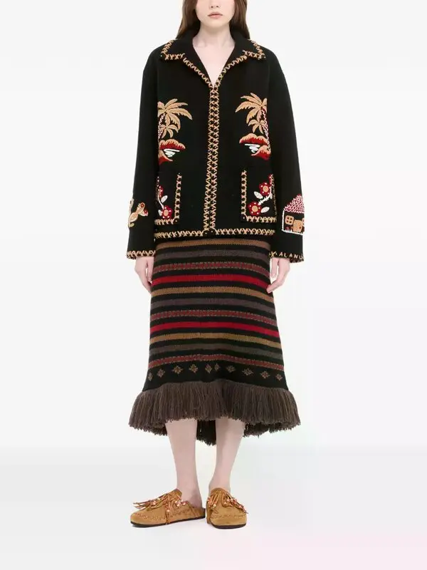 Alanui Remember Me Hand-embroidered Oversized Jacket