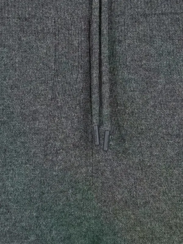 Max Mara Wide Cashmere-yarn Trousers Dark