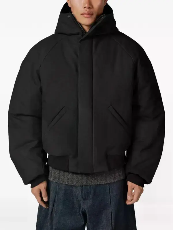 SEVENTH Orb Hooded Puffer Jacket - Black