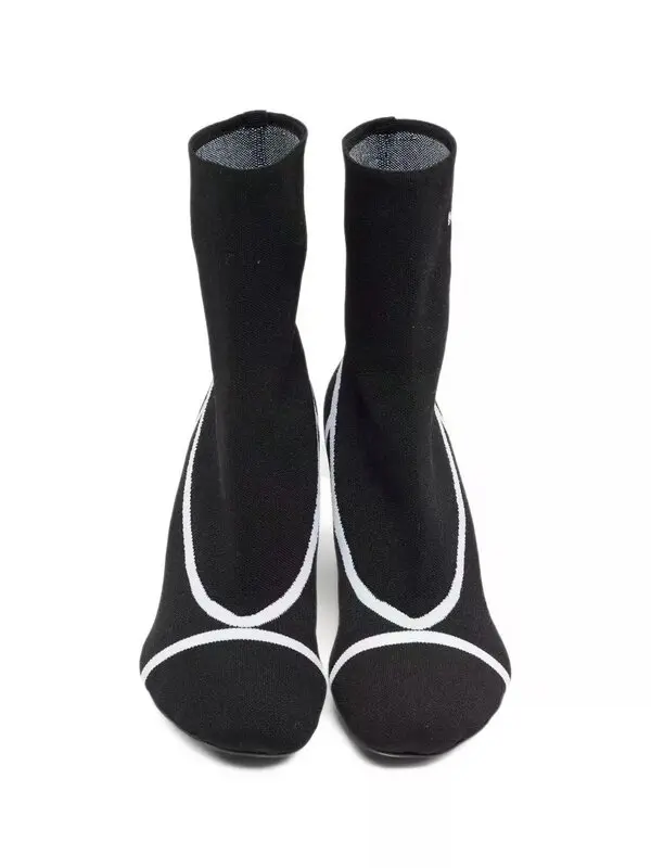 Marni Logo Intarsia Sock Boots