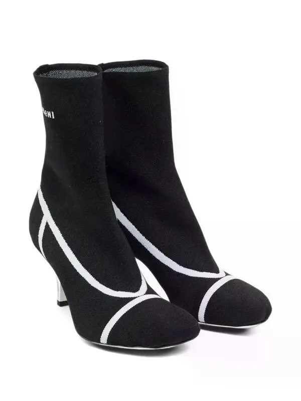 Marni Logo Intarsia Sock Boots