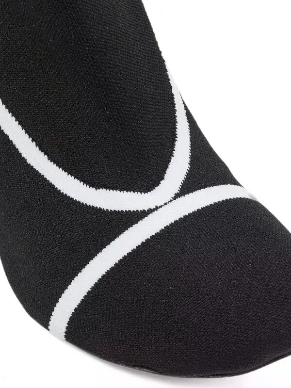 Marni Logo Intarsia Sock Boots