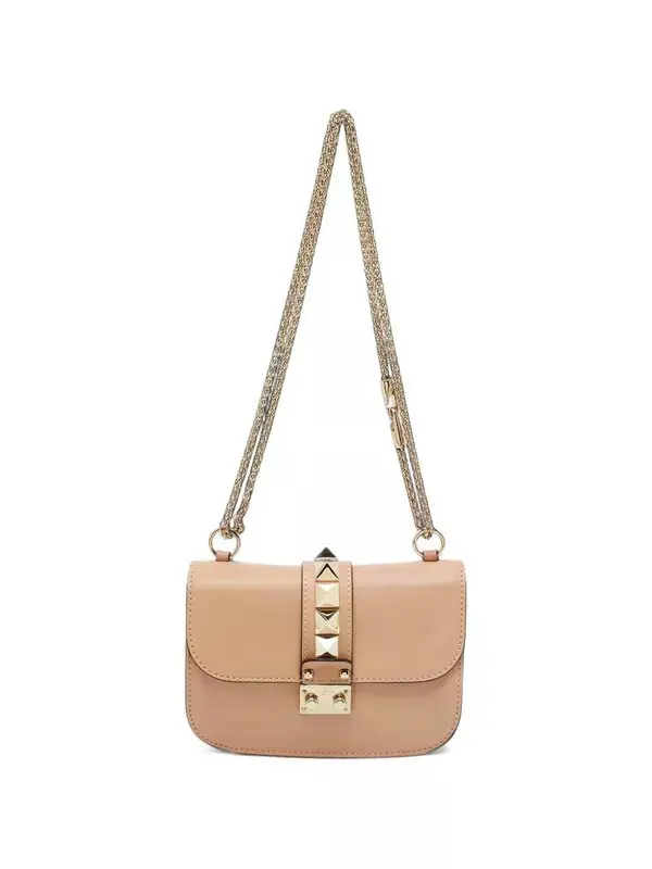 Valentino Garavani Small Rockstud Glam Lock Shoulder Bag