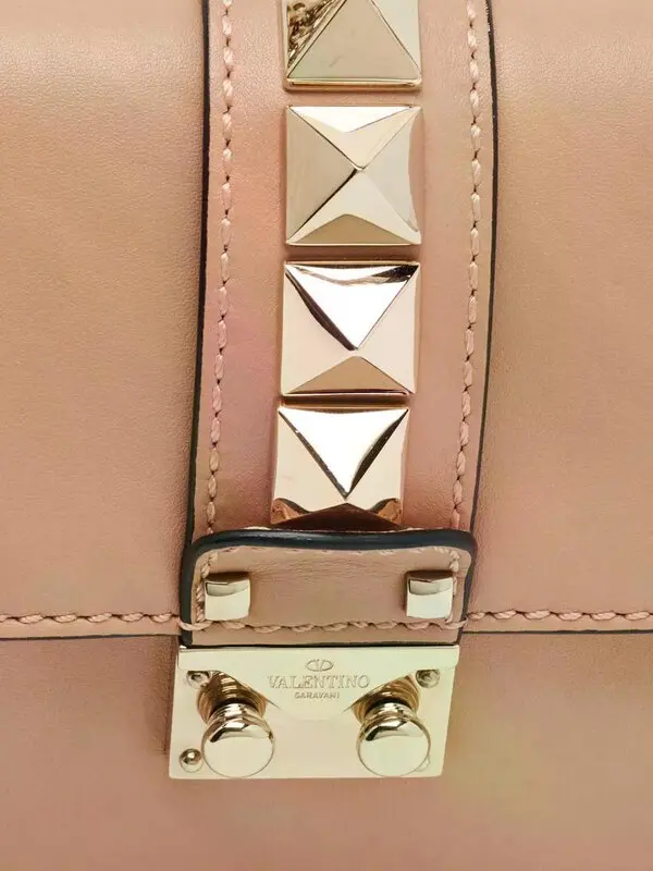 Valentino Garavani Small Rockstud Glam Lock Shoulder Bag
