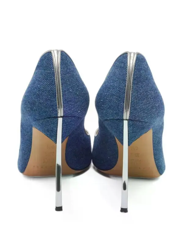 Casadei Blade Denim Pumps