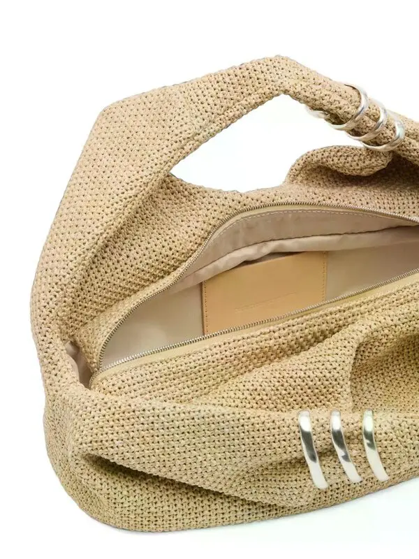 Christopher Esber Mini Deia Raffia-effect Tote Bag