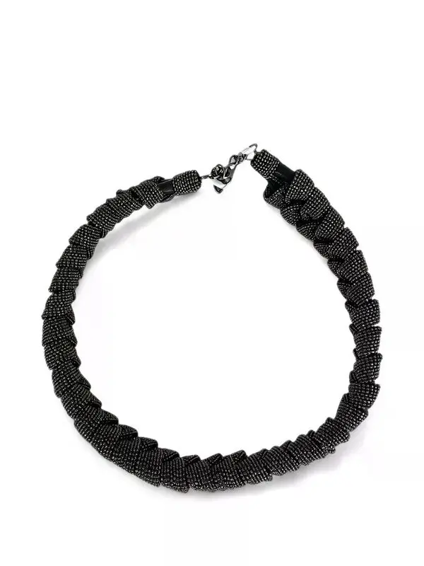 Brunello Cucinelli Monili Twisted Necklace - Silver