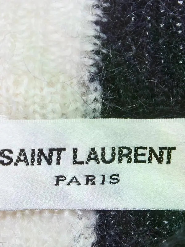 Saint Laurent Colour-block Crew-neck Sweater