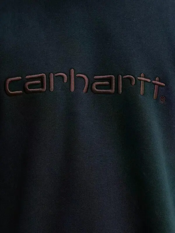 Carhartt Work In Progress Embroidered-logo Sweatshirt - Blue