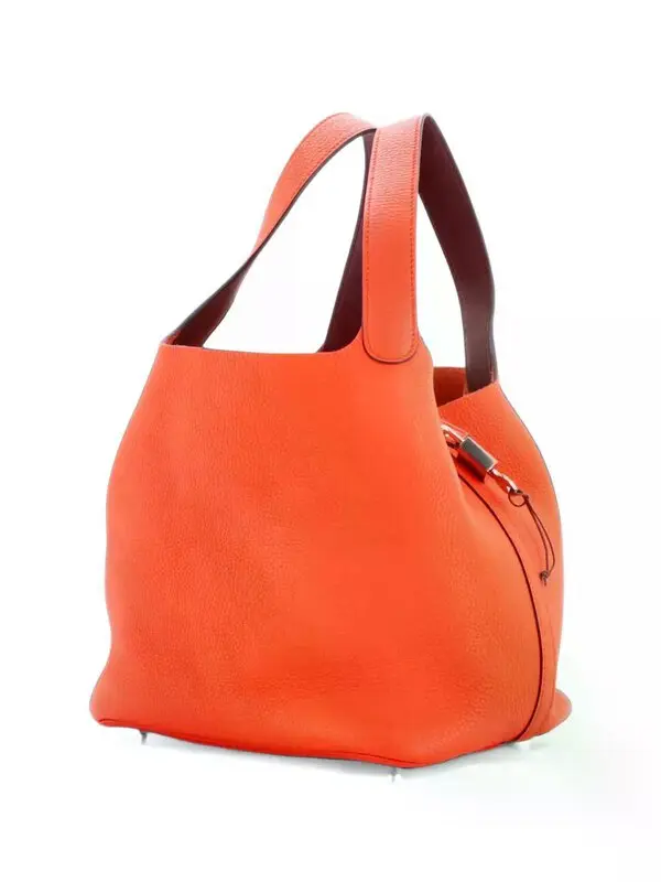Hermès Eclat Picotin Lock Bag Clemence Mm Bucket Bag
