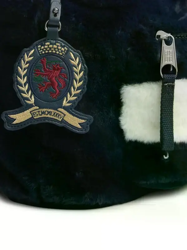 Tommy Hilfiger Faux-fur Logo-patch Backpack