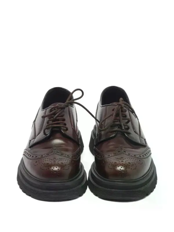 Prada Wingtip Brogue Lace-up Shoes