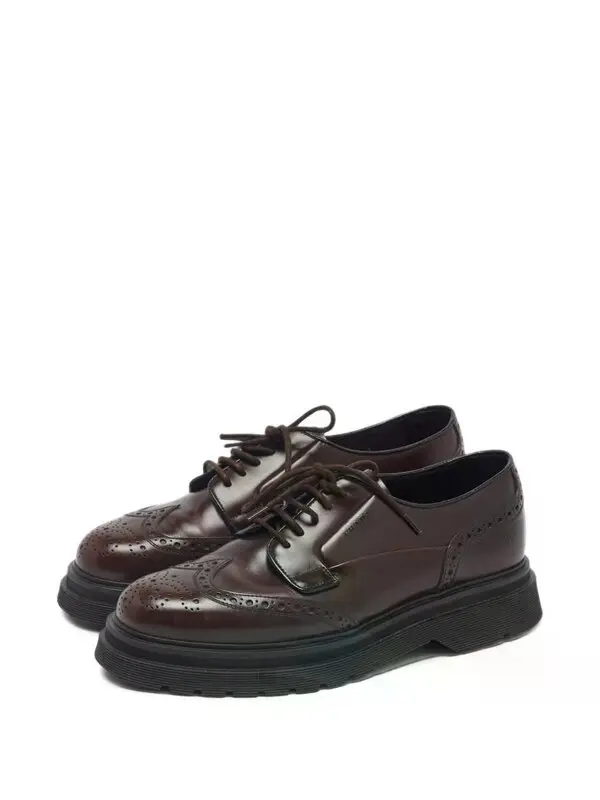 Prada Wingtip Brogue Lace-up Shoes