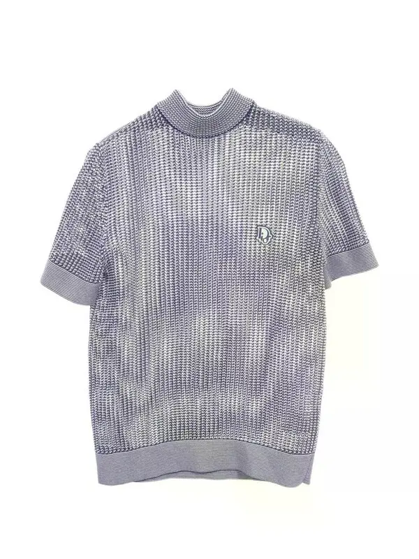 Dior 2010s Logo-patch Short-sleeve Sweater