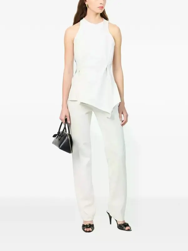 Magda Butrym Asymmetric Peplum Blouse