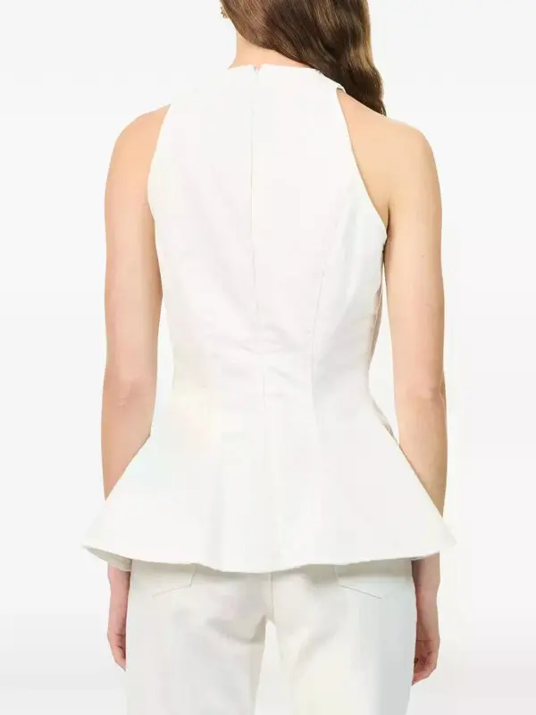 Magda Butrym Asymmetric Peplum Blouse