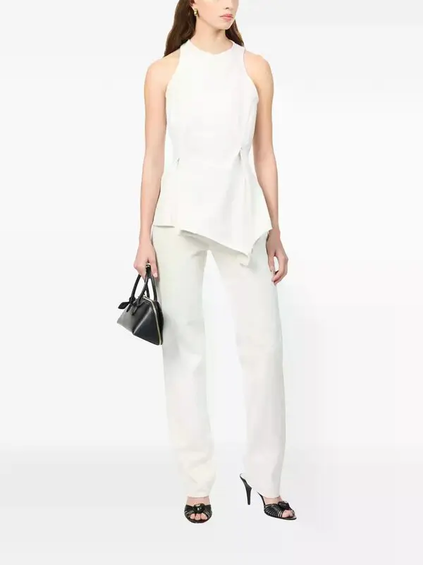 Magda Butrym Asymmetric Peplum Blouse