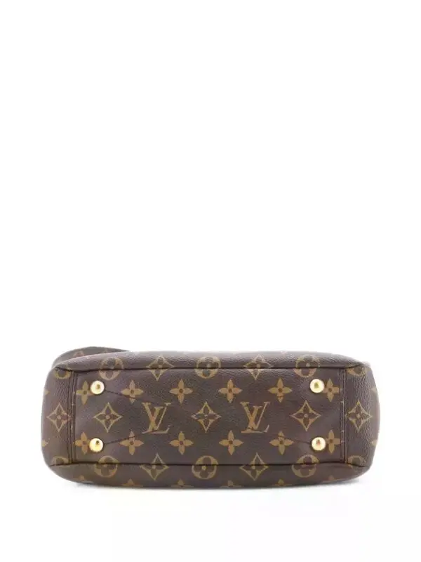 LOUIS VUITTON Pallas Tote Monogram Canvas With Leather Bb Shoulder Bag - Brown