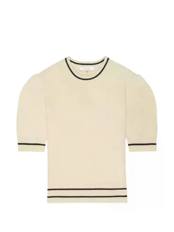 FRAME Puff-sleeve Cashmere Sweater