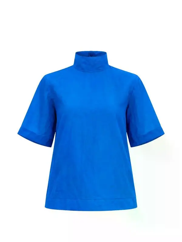 Christian Wijnants Crinkled-effect High-neck Top