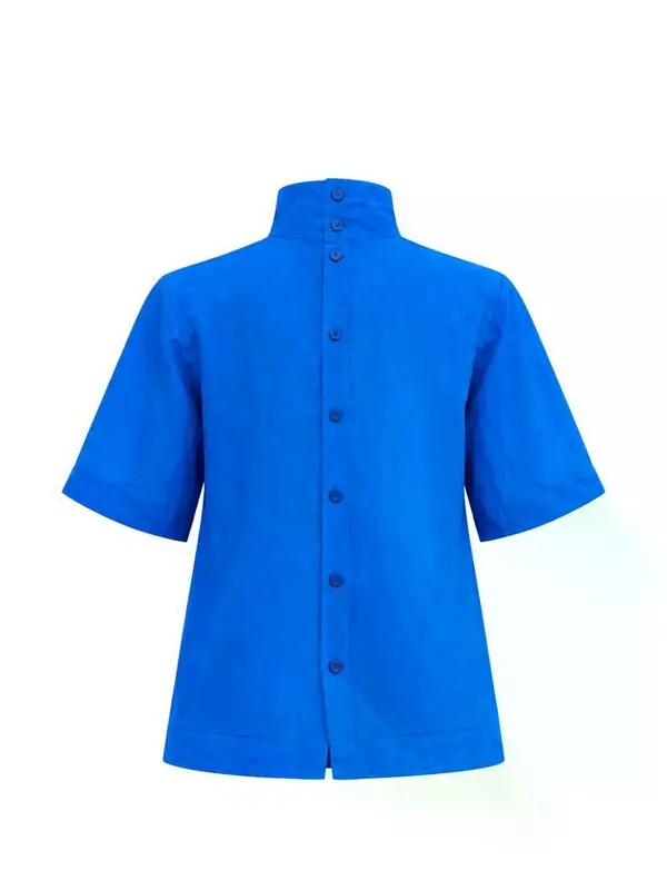 Christian Wijnants Crinkled-effect High-neck Top