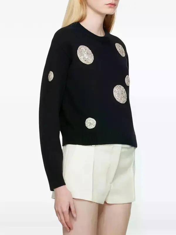 Valentino Garavani Embellished Wool Sweater