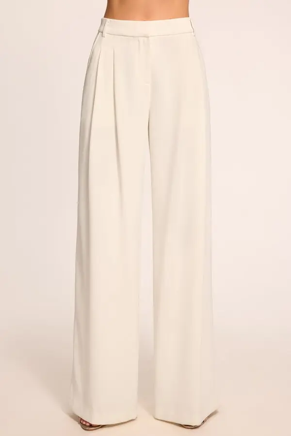 Ramy Brook Leslie Pleated Wide Leg Pant