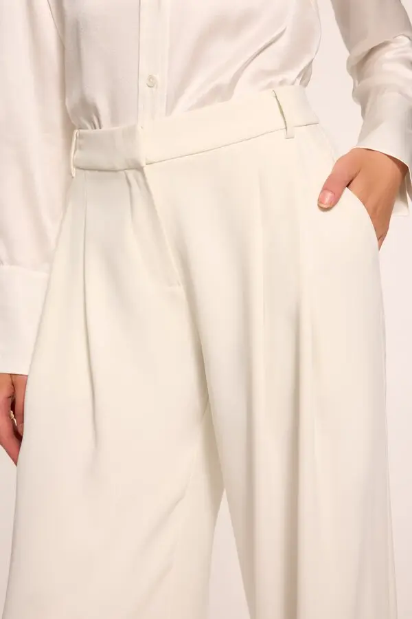 Ramy Brook Leslie Pleated Wide Leg Pant