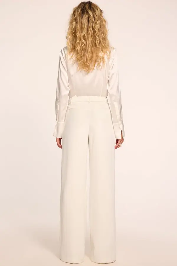 Ramy Brook Leslie Pleated Wide Leg Pant