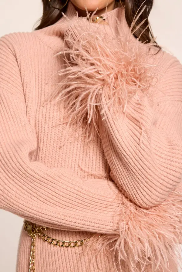 Ramy Brook Kay Embellished Sweater Mini Dress