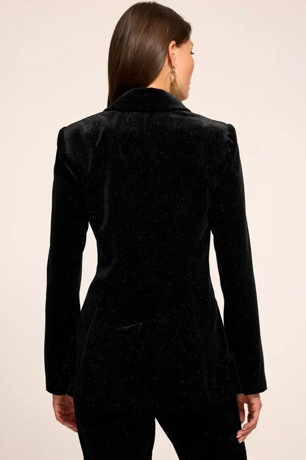 Ramy Brook Echo Velvet Blazer