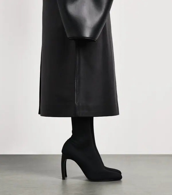 RÓHE Leather Pencil Midi Skirt