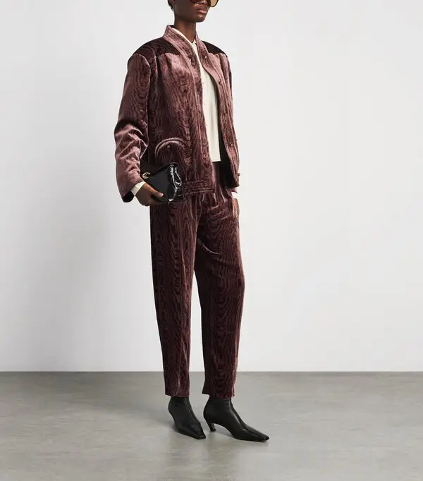 BLAZÉ MILANO Velvet Patterned Coiba Blazer
