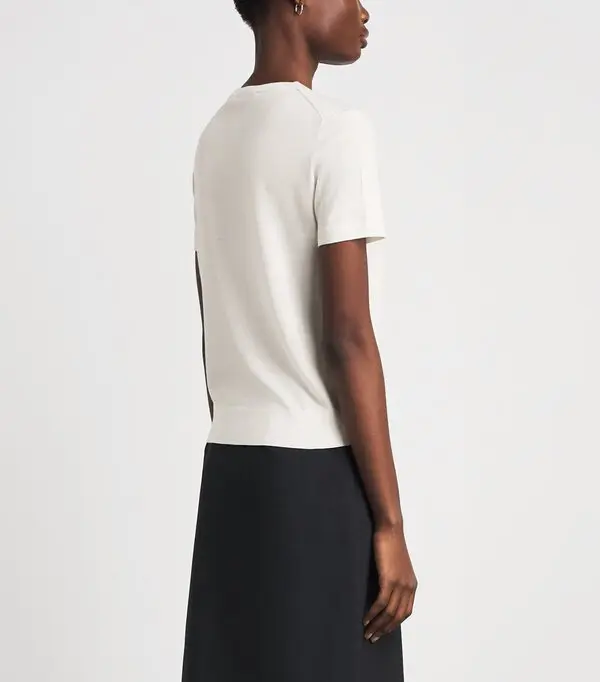 Theory Wool Short-sleeve T-shirt